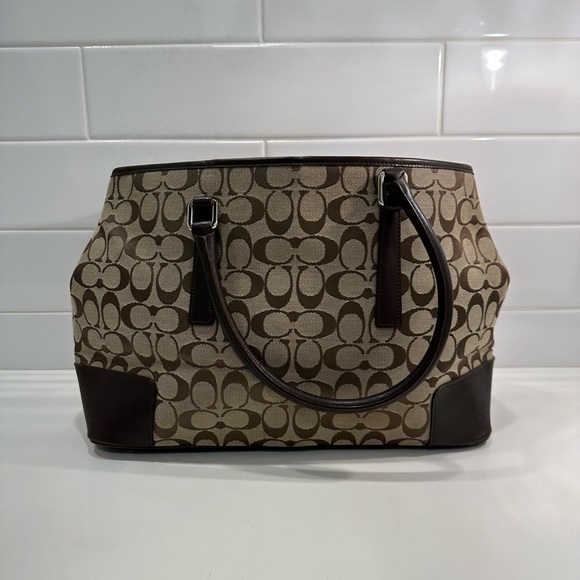 Coach | Bags | Coach Large Logo Handbag | Poshmark